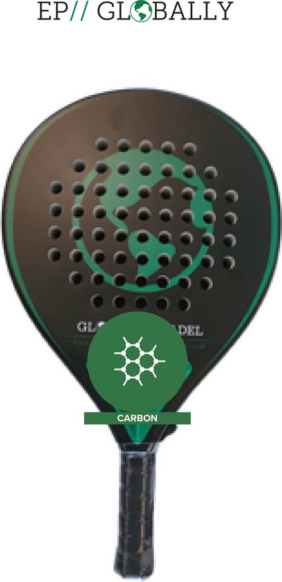GloballyPadel Pro Edition 2024 Padel Racket - Carbon - Ronde vorm ...