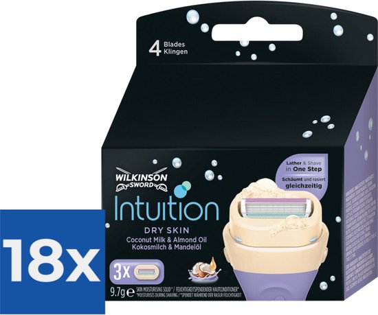 Wilkinson Scheermesjes Wilkinson Intuition Mesjes Dry Skin - 3 mesjes ...