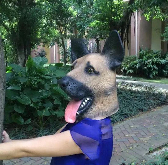 Duitse Herder Masker - Hond - Hondenmasker - BDSM - Halloween ...