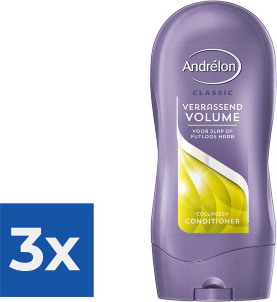 Andrélon Conditioner Verrassend Volume 300 ml - Voordeelverpakking 3 ...