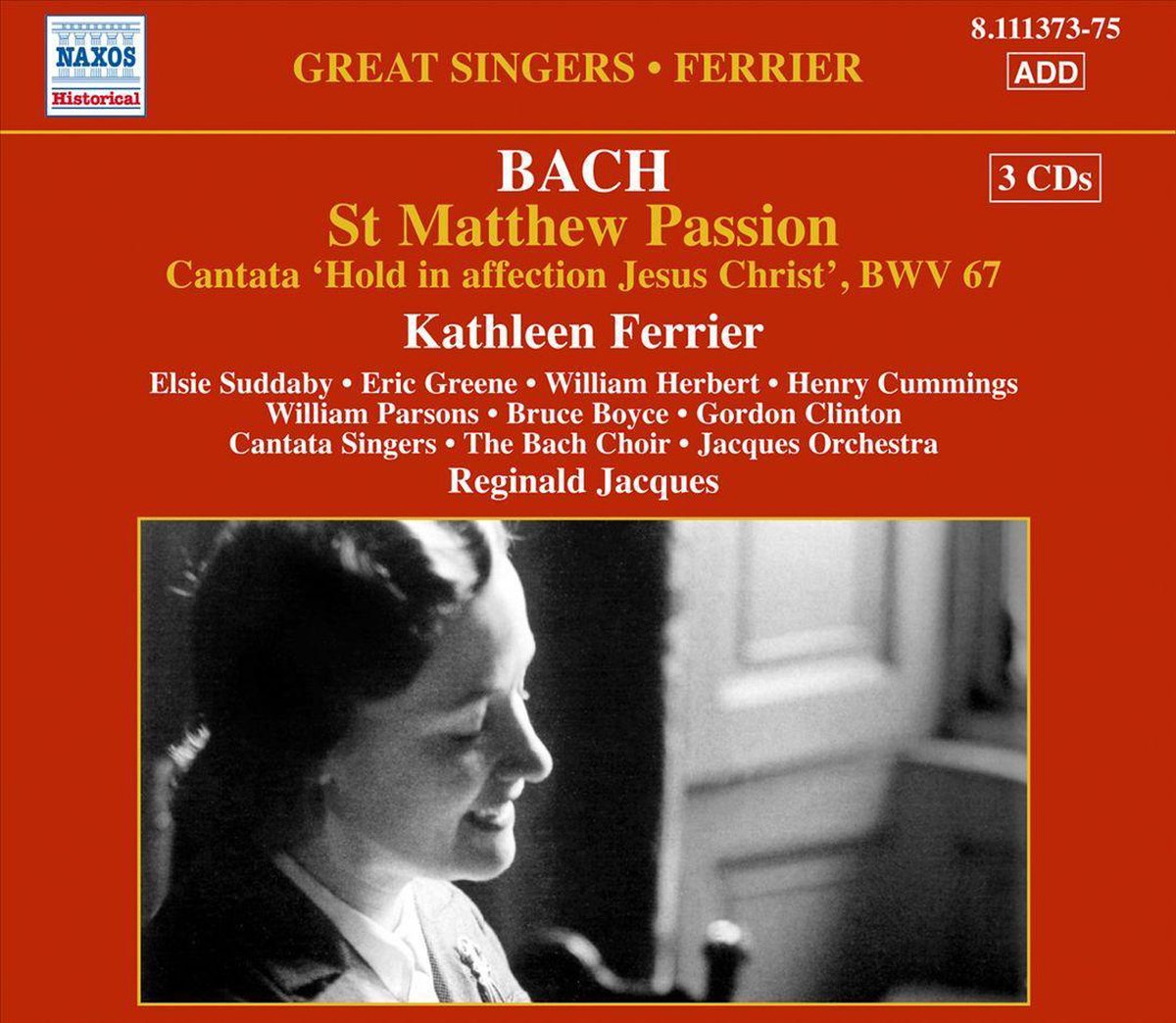 Bach; St. Matthew, Reginald Jacques | CD (album) | Muziek | bol.com