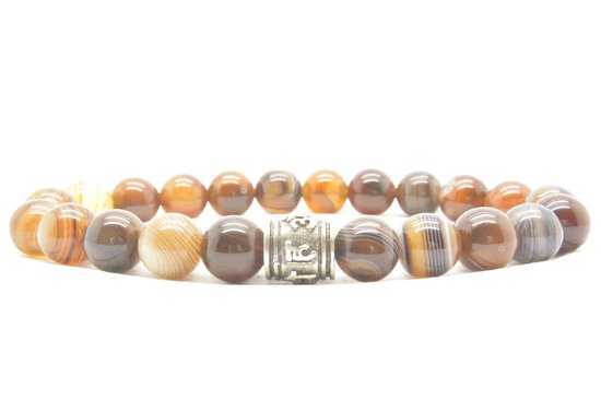 Beaddhism - Armband - Persian - Guru - 8 mm - 18 cm | bol