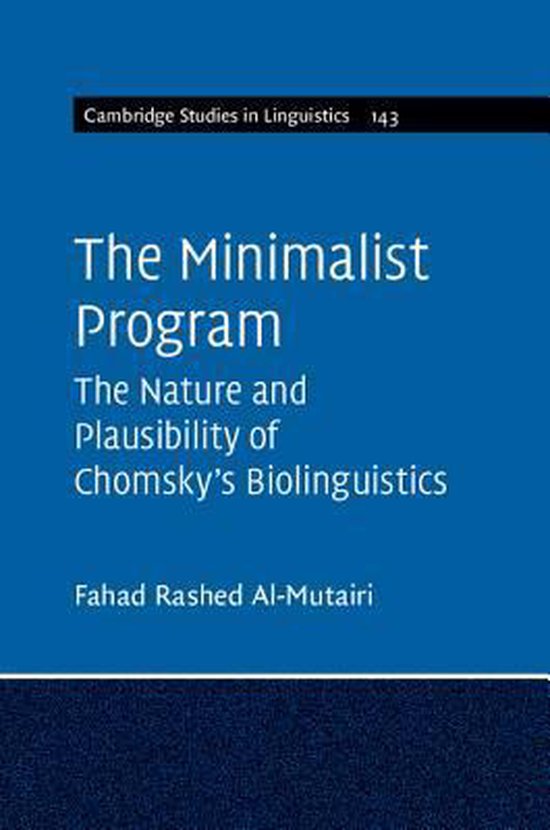 Minimalist Program | 9781107041349 | Fahad Rashed Al-Mutairi | Boeken ...