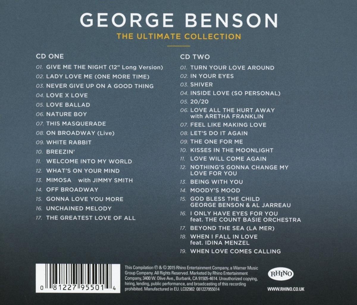 The Ultimate Collection, Benson,george | CD (album) | Muziek | bol