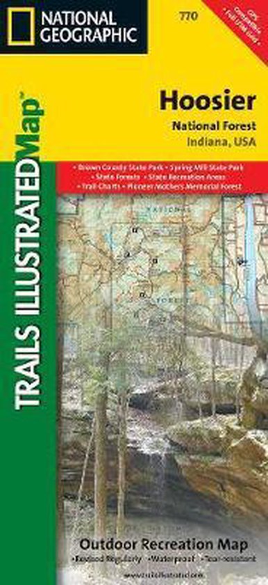National Geographic Trails Illustrated Map Hoosier National Forest ...