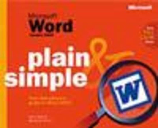 Microsoft Word Version 2002 Plain and Simple | 9780735614505 | Gerald ...