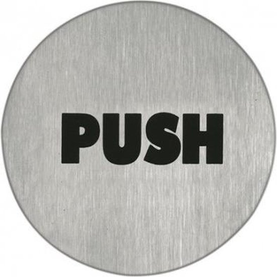 Symboolplaat push | bol.com