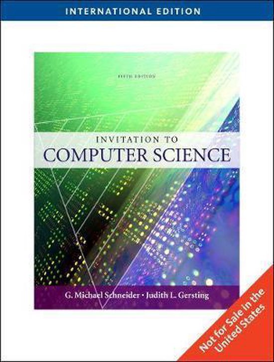 Invitation to Computer Science, International Edition | 9781439041994 ...