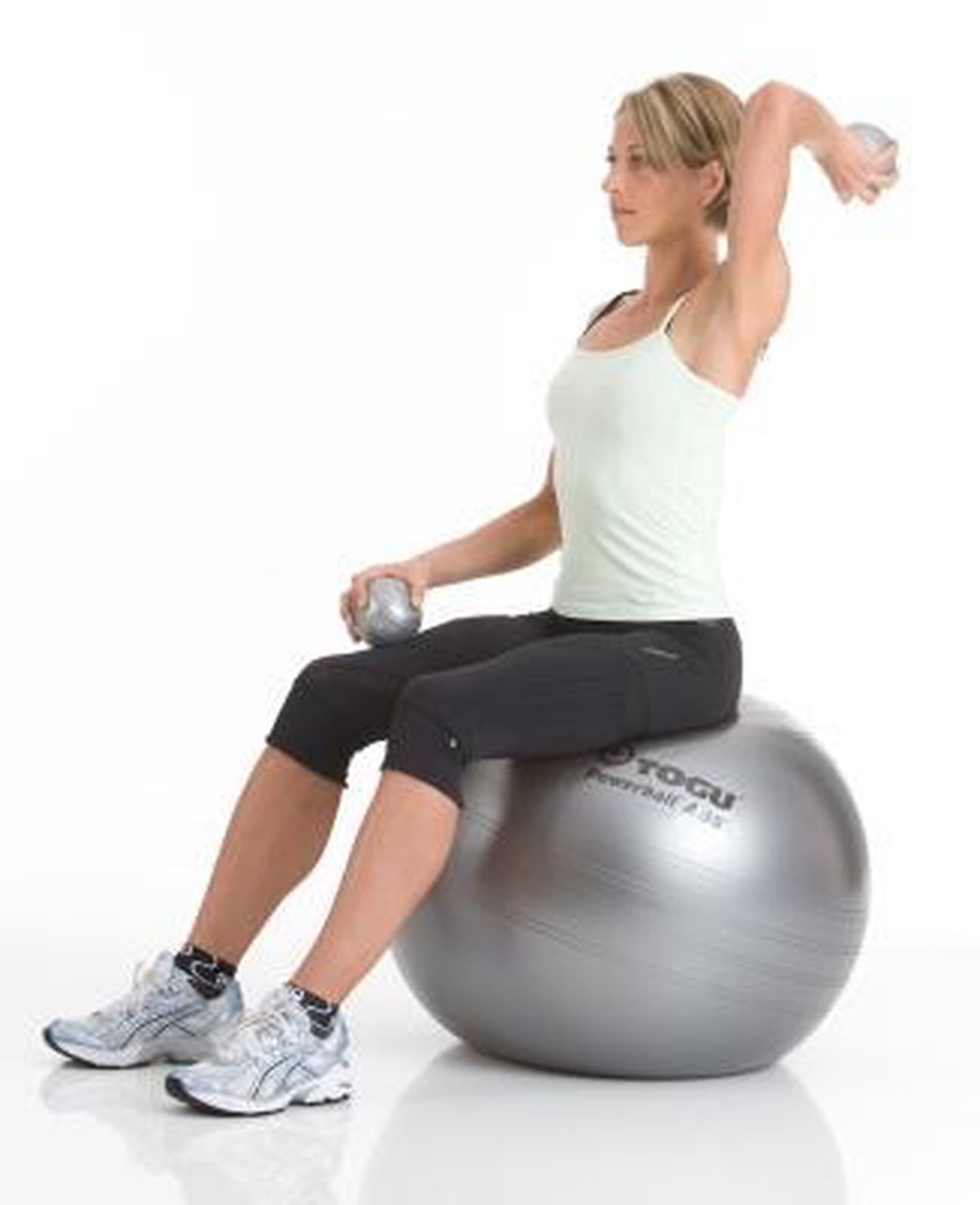 TOGU Powerball ABS - 55 cm - zilver - fitnessbal - fitbal - bal ...