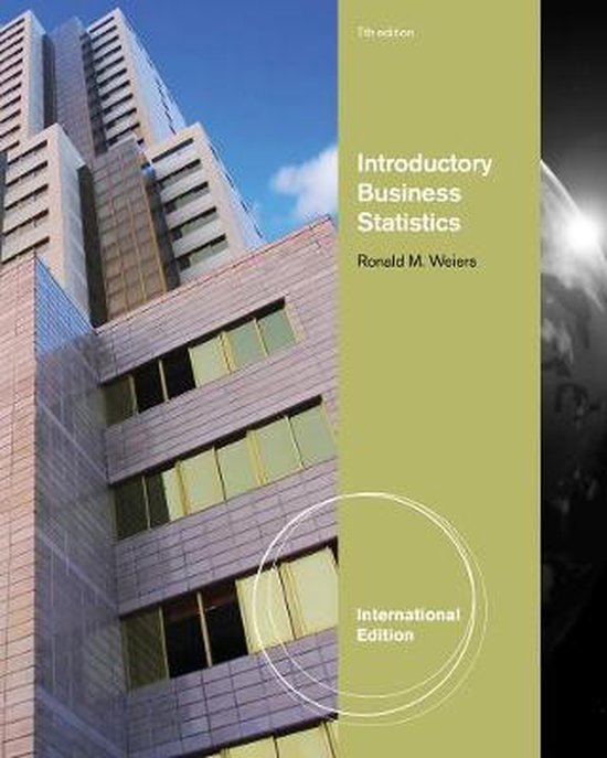 Introduction To Business Statistics | 9781111058852 | Ronald M. Weiers ...