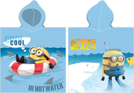 Minions Poncho Zwemband - Blauw | bol