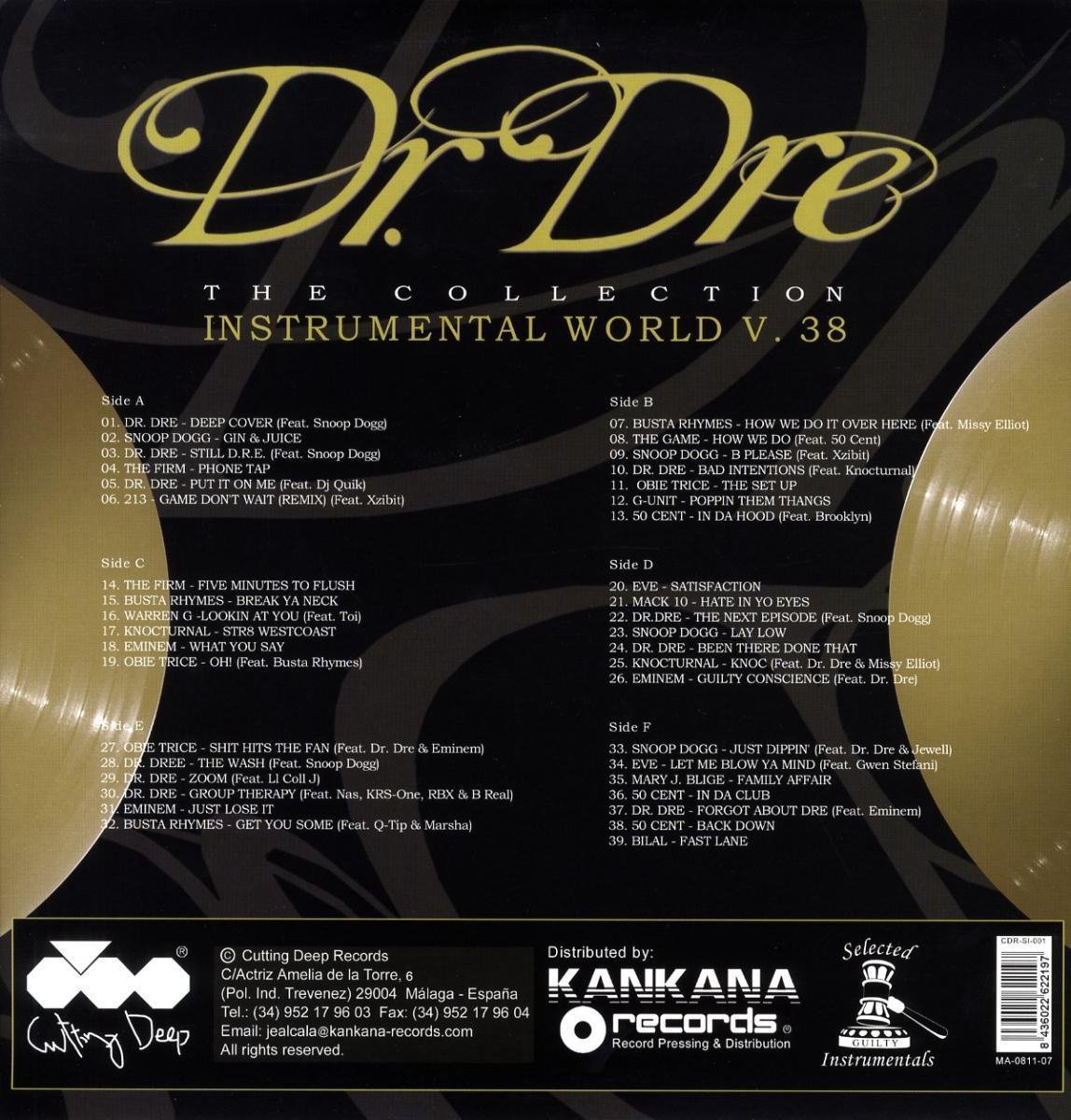 Instrumental World Vol. 38 - Dre Vol.1, Dr. Dre | LP (album) | Muziek | bol