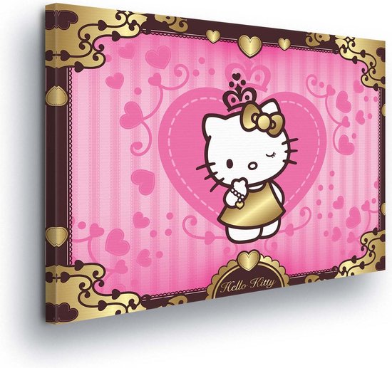 Hello Kitty Canvas Print 100cm x 75cm | bol.com