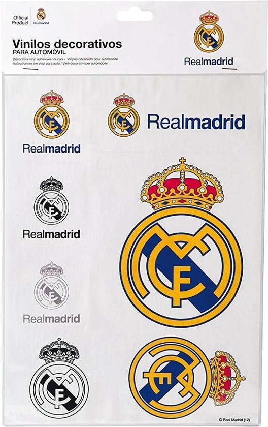 stickerset Real Madrid wit 7-delig | bol