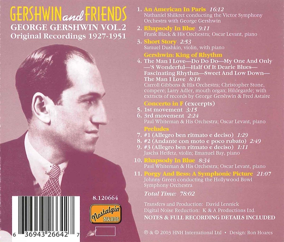Gershwin - Volume 2 (CD), Gershwin | Muziek | bol.com