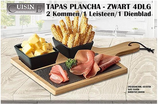 Tapas Plank - 4 delig | bol.com