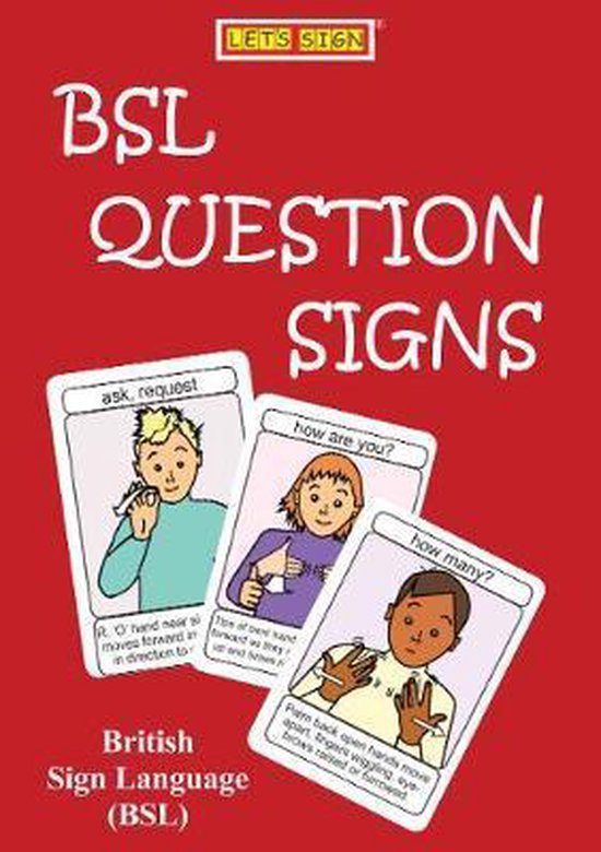 BSL QUESTION SIGNS, Cath Smith | 9781905913572 | Boeken | bol.com