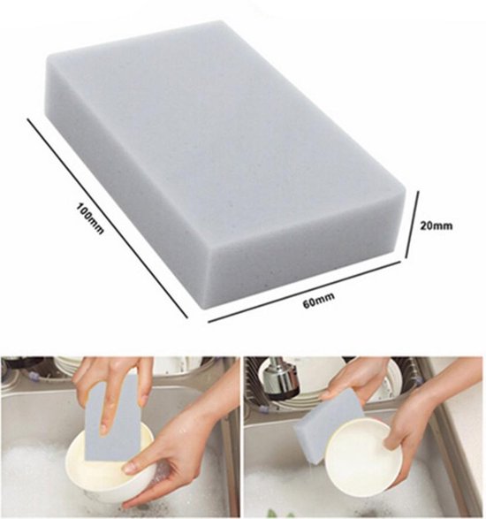 Schoonmaakspons - Melaminespons - Afwasspons - Vlekkenspons ...