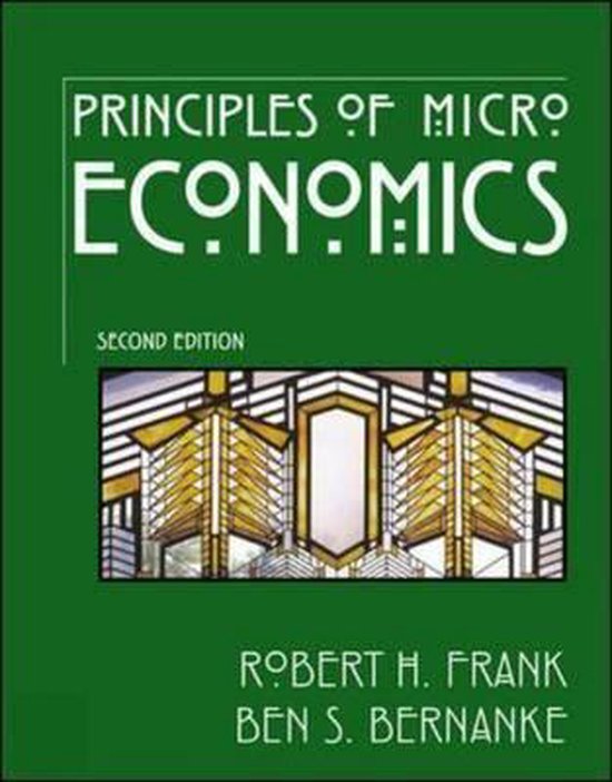 Principles Of Microeconomics | 9780072554090 | Robert Frank | Boeken | bol