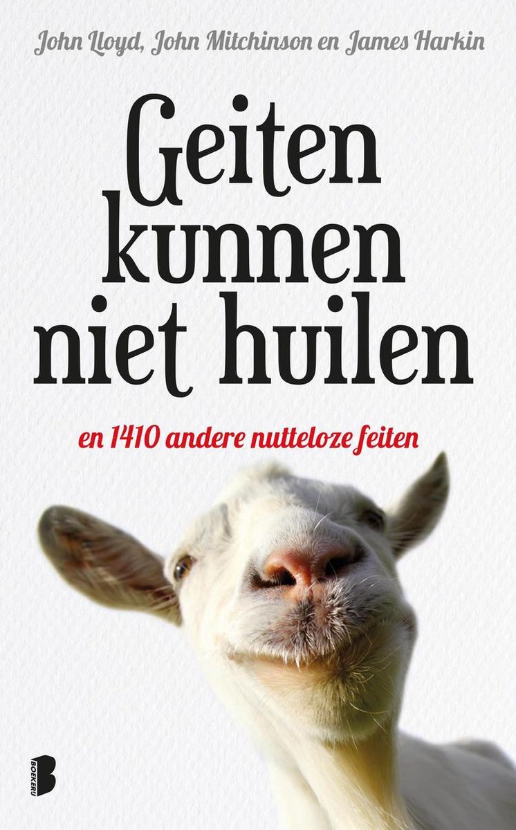 Geiten kunnen niet huilen, John Lloyd | 9789022574621 | Boeken | bol