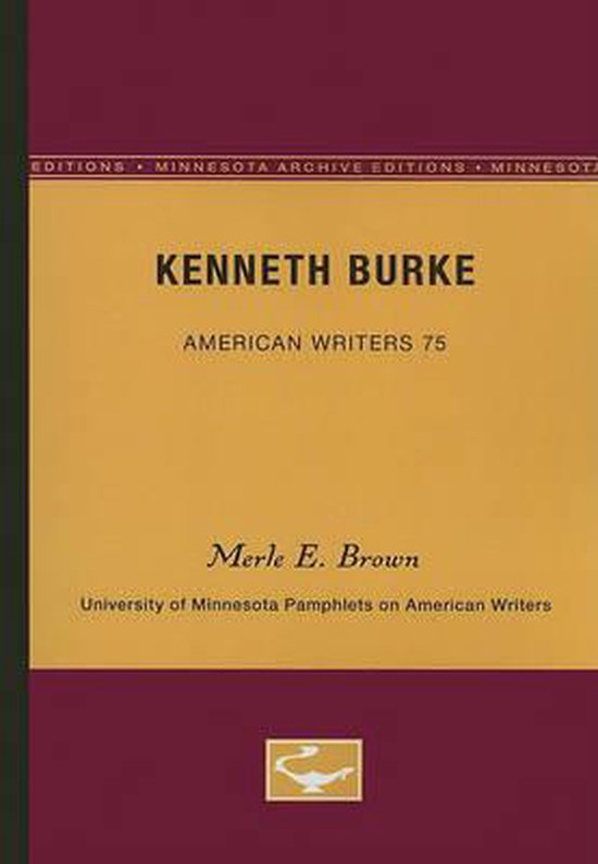 Kenneth Burke, Merle E. Brown | 9780816605255 | Boeken | bol