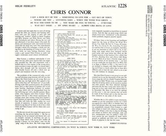 Chris Connor, Chris Connor | CD (album) | Muziek | bol.com
