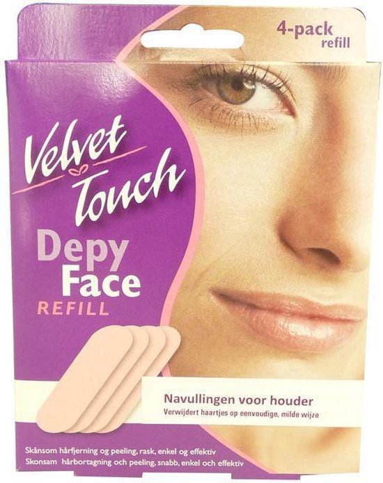 Velvet Touch Face Wax Strips - 4 stuks - Navulverpakking | bol