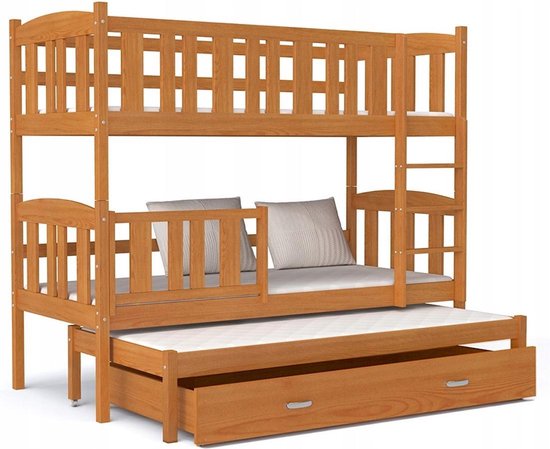 H6 Stapelbed voor 3 Personen Katherine 3 90x200 | bol.com