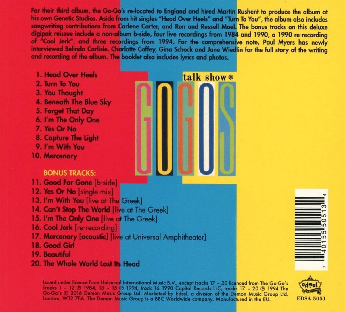Talk Show, The Go-Go's | CD (album) | Muziek | bol.com