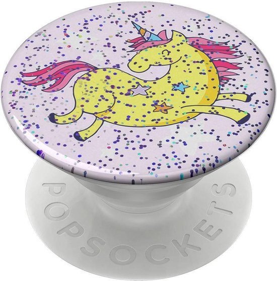 PopSockets Glitter Jumping Unicorn | bol