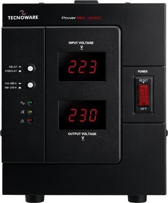 Tecnoware Power Reg 3000VA spanningregelaar 2 AC-uitgang(en) 230 V ...