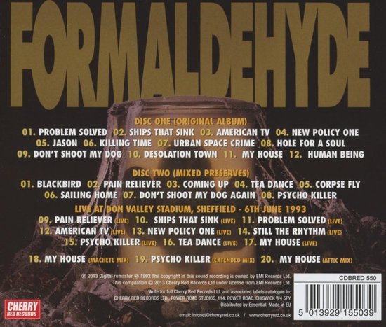 Formaldehyde -Expanded-, Terrorvision | Muziek | bol