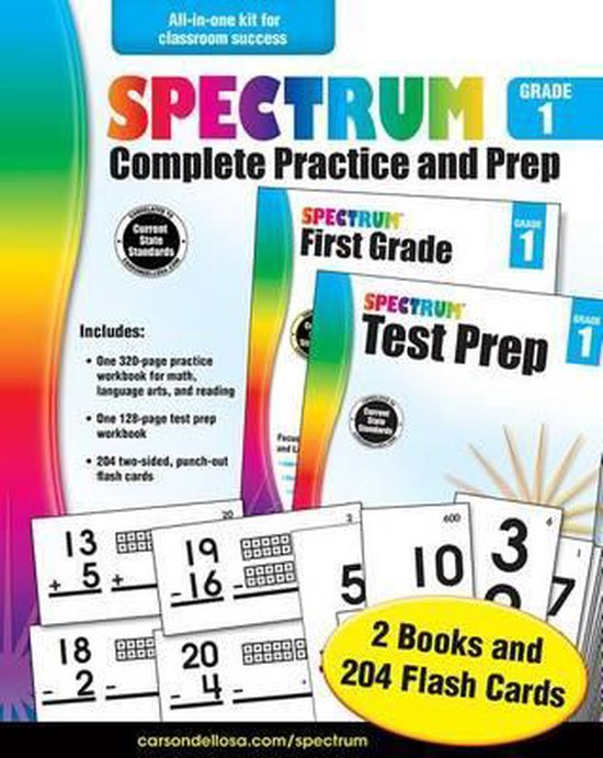 Spectrum Complete Practice and Prep, Grade 1 | 9781483828152 | Boeken ...