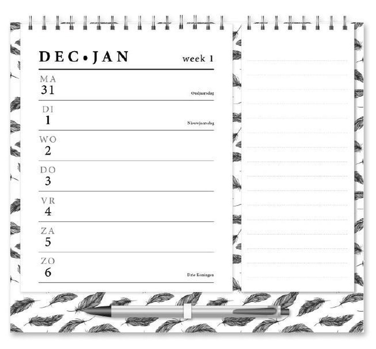 Hobbit deskkalender omslag weekkalender 2019 | bol.com