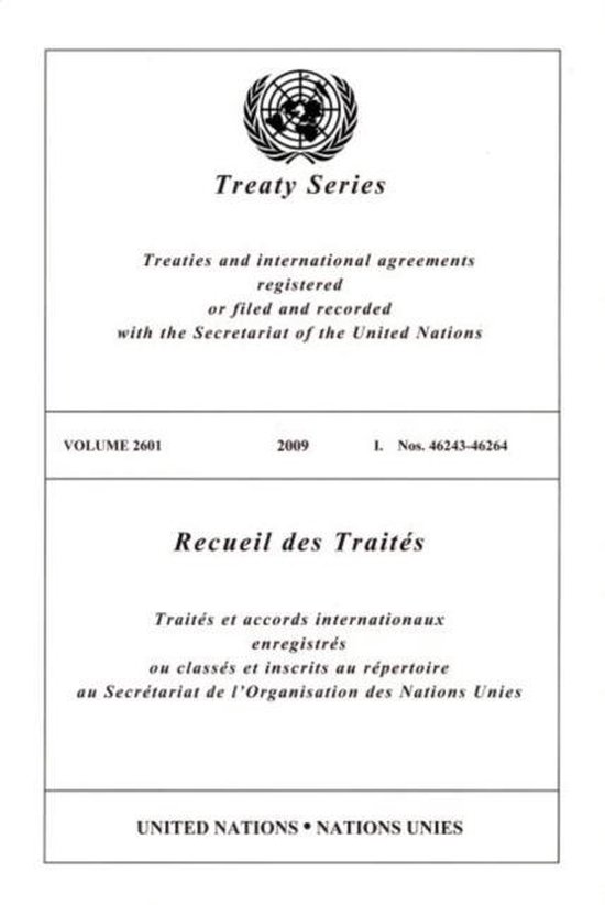 Treaty Series- Treaty Series 2601, United Nations | 9789219007208 ...