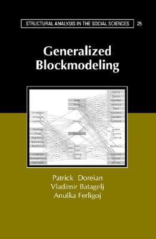 Generalized Blockmodeling | 9780521840859 | Patrick Doreian | Boeken | bol