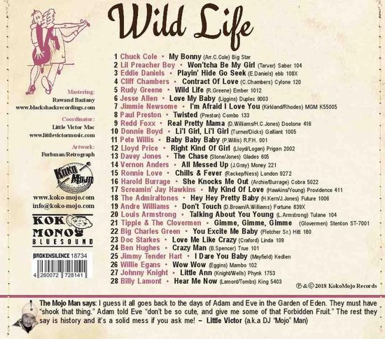 Various Artists - Wild Life (And All About Love) (CD), various artists ...