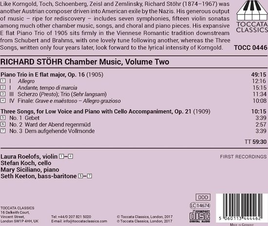 Laura Roelofs, Seth Keeton, Stefan Koch & Mary Siciliano - Chamber ...