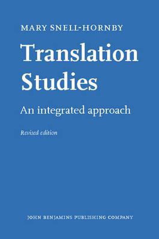 Translation Studies | 9781556190513 | Mary Snell-Hornby | Boeken | bol.com