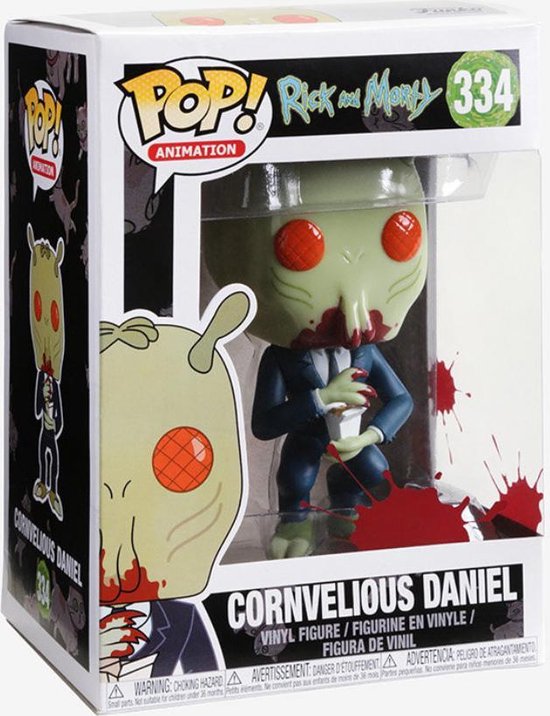Funko Pop! Rick And Morty Cornvelious Daniel - #334 Verzamelfiguur | bol