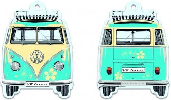 VW T1 Bus luchtverfrisser - 'Piña Colada' turquoise | bol