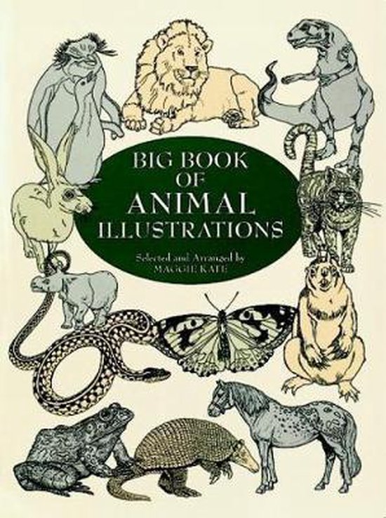 Big Book Animal Illustrations, Maggie Kate | 9780486404646 | Boeken ...