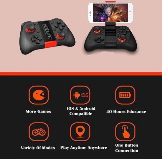 Bluetooth Remote Control voor Smartphones en Tablets - Zwart | bol