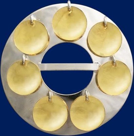 AuBor ®. Broche. Zilver. Risku 45 mm | bol