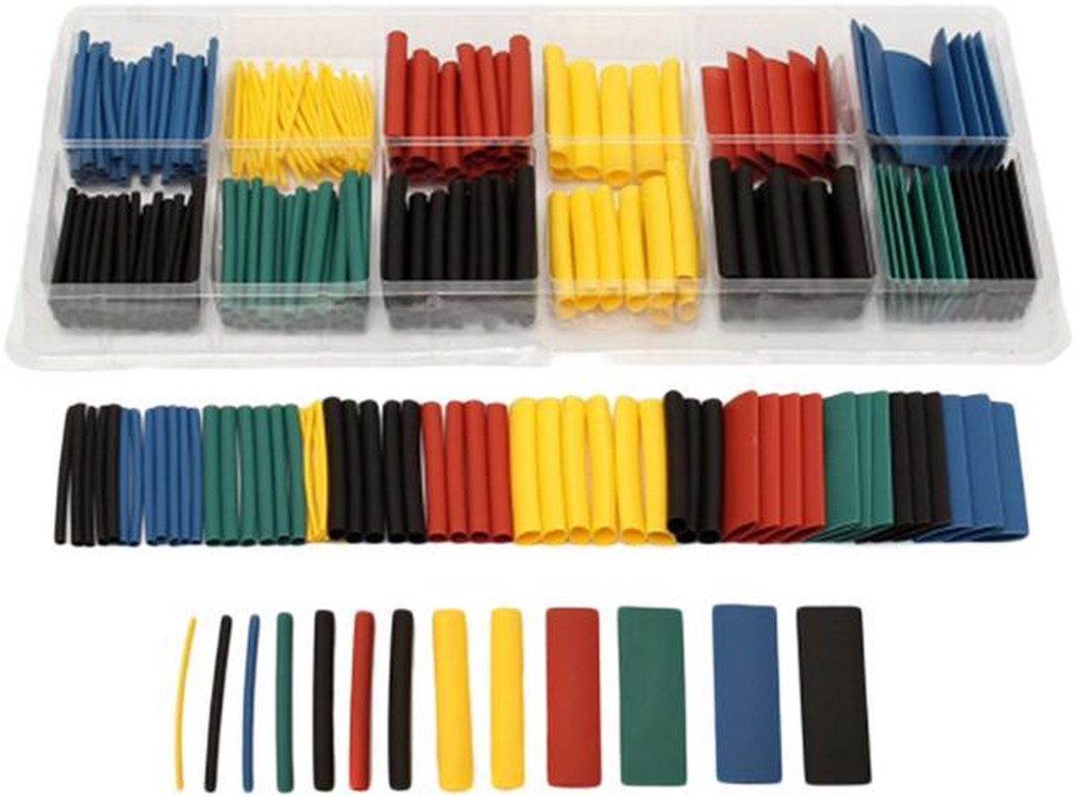 DW4Trading Assortimentdoos Krimpkous 12 Maten - 280 Delig - Diverse ...