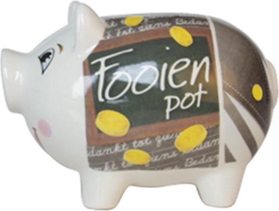 Fooienpot spaarvarken | bol