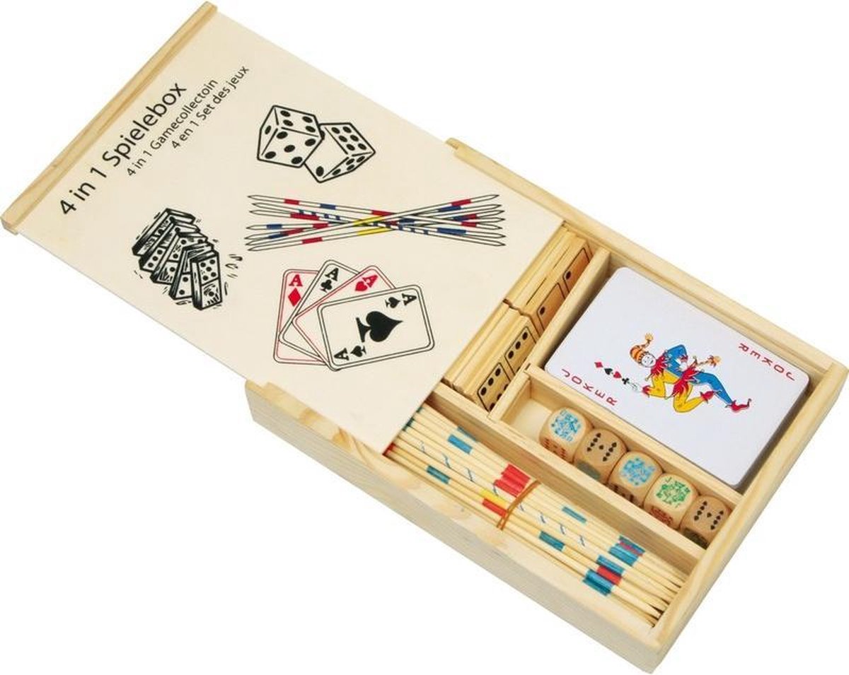 Spellendoos 4 in 1 | Games | bol.com