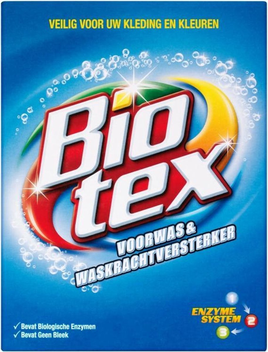 Biotex Waspoeder Voorwas & Waskrachtversterker - 750 gram | bol