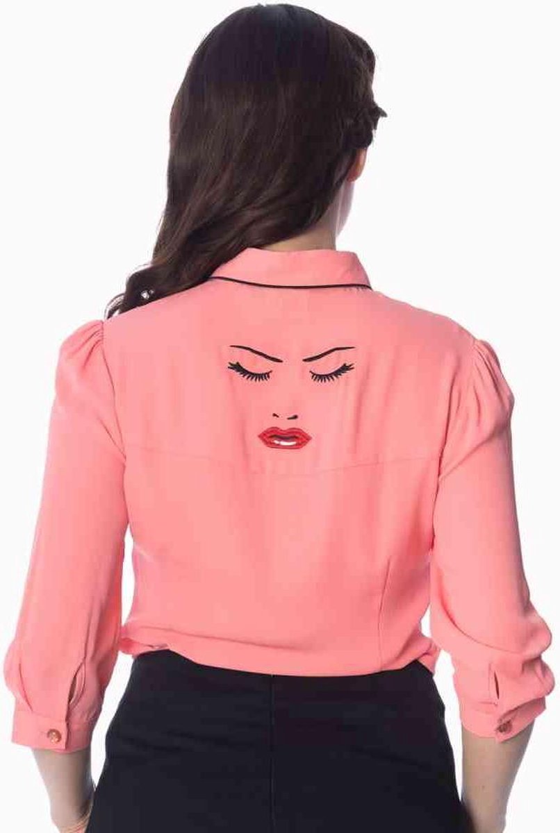 Dancing Days Blouse -XS- MODEL FACE Roze | bol.com