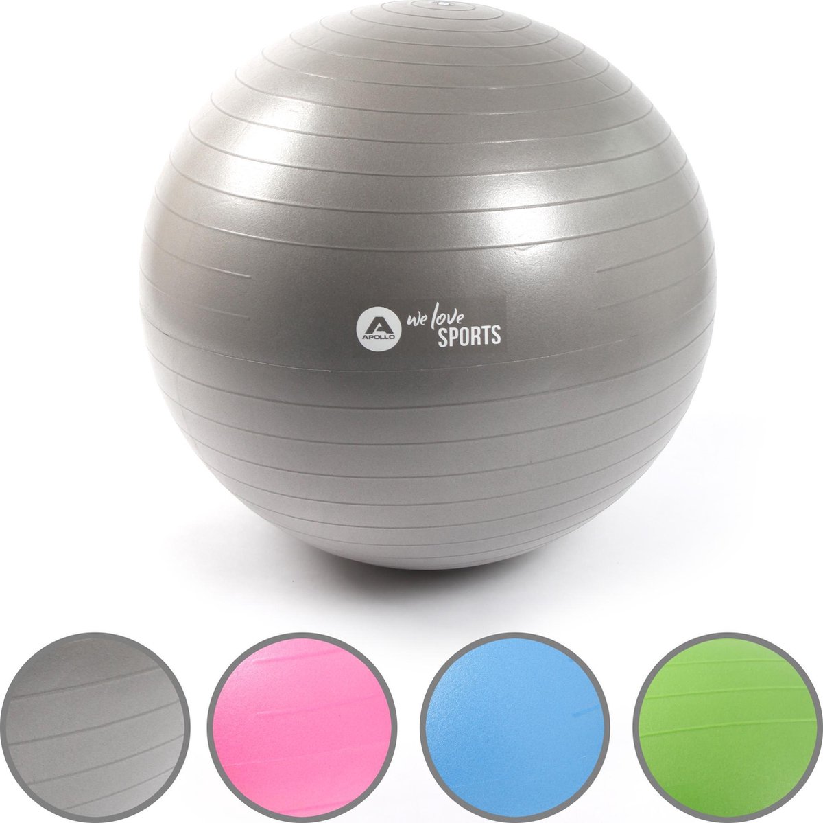 Apollo Fitnessbal en Zitbal ø 65 Gymbal voor Kantoor | bol.com